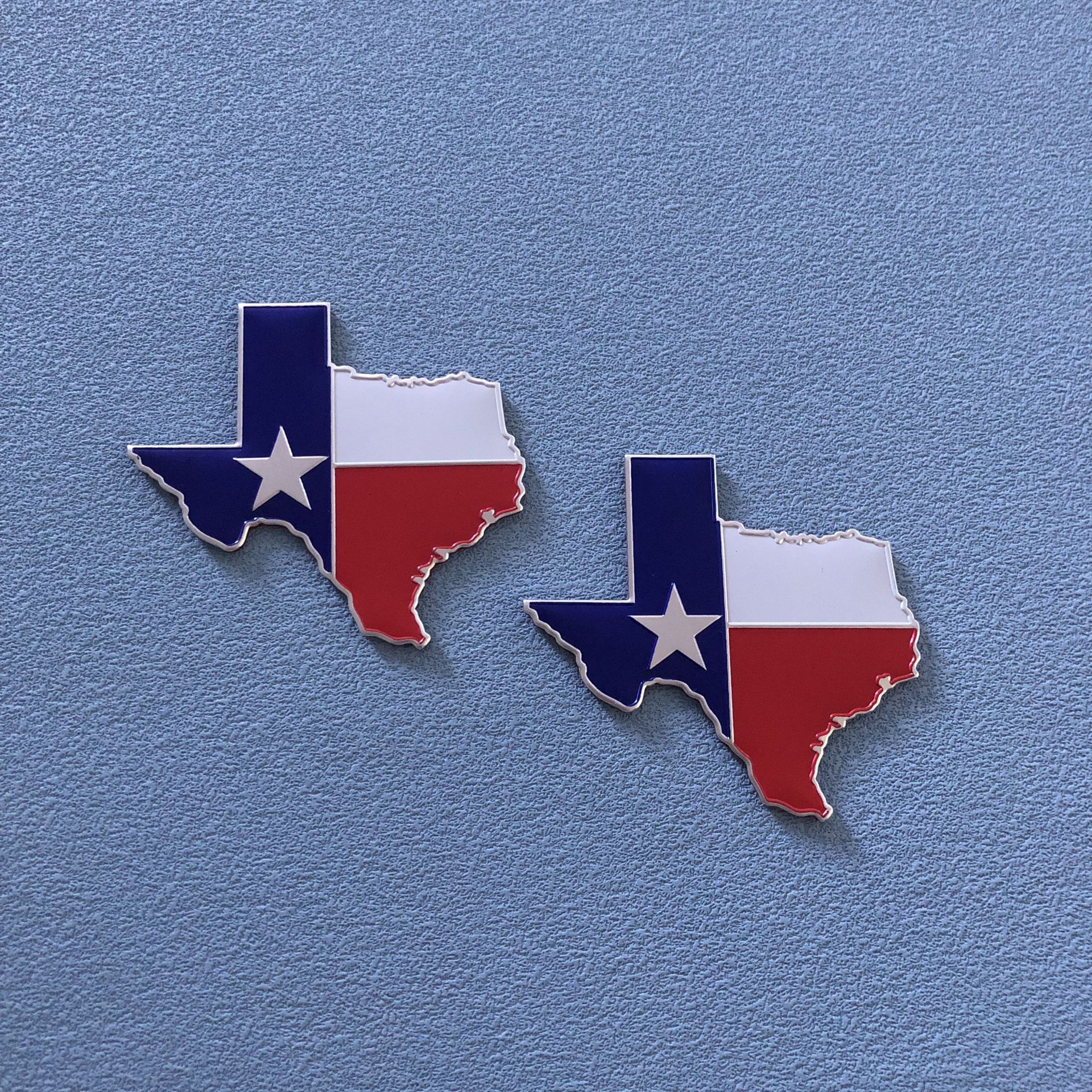 National Flag Stickers American Texas Flag Texas Metal Labels Texas Map ...