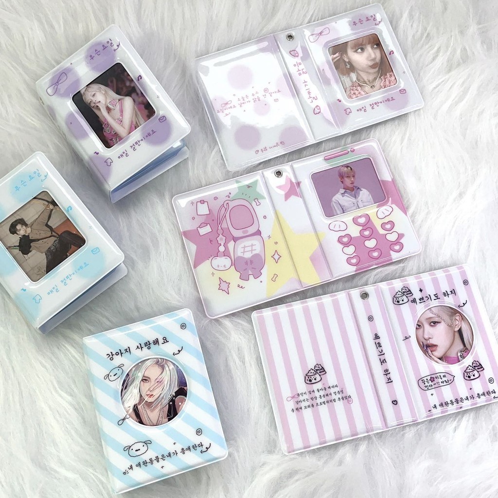 Ins Loving Heart Loose-Leaf Card Book - 3-Inch Iconic Photo Card ...