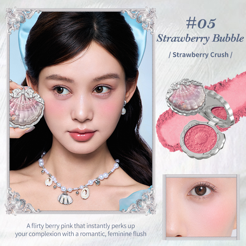 Flower Knows Shell's Jewel Collection Silk Satin Blush Powder Blusher ...