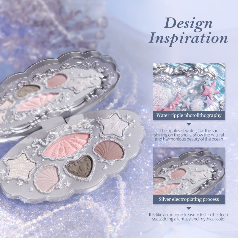 Flower Knows Shell's Jewel Collection 6-Color Makeup Palette 6.5g ...