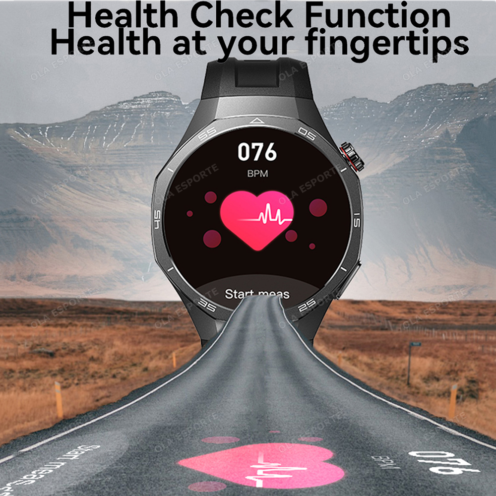 NEW HUAWEI GT5 Pro GPS NFC Smart Watch for Men, featuring a 360*360 ...