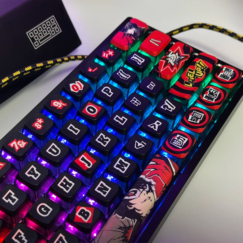 PERSONA Keycaps 120 Keys OEM Profile PBT PC Four-sided Light ...