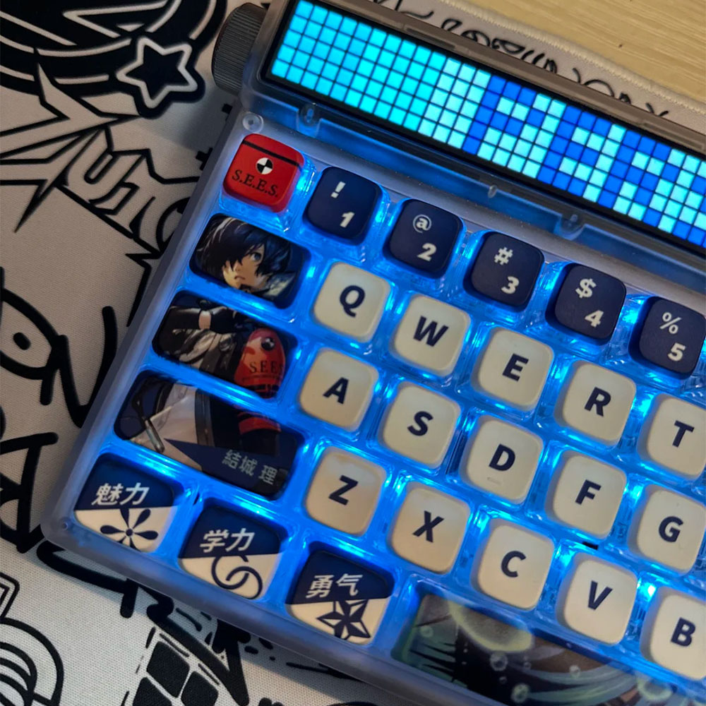 PERSONA Keycaps 120 Keys OEM Profile PBT PC Four-sided Light ...