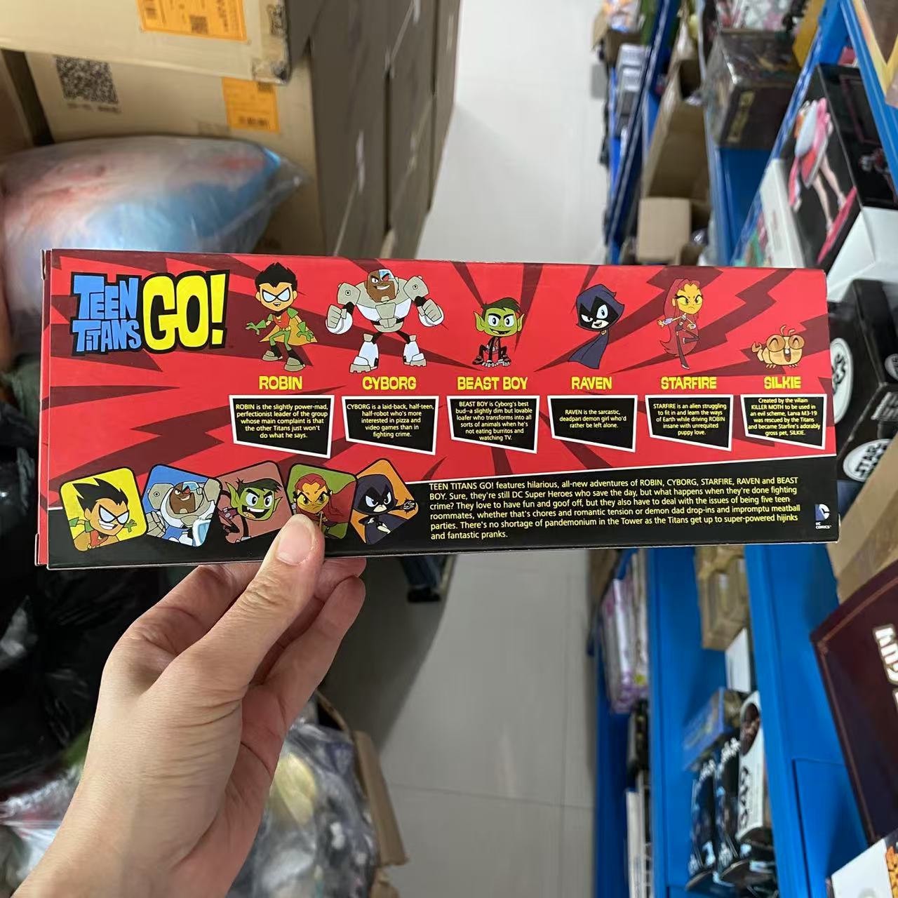 Teen Titans Go! Teen Titans Mini Figure Deluxe 6-Pack | Shopee Singapore