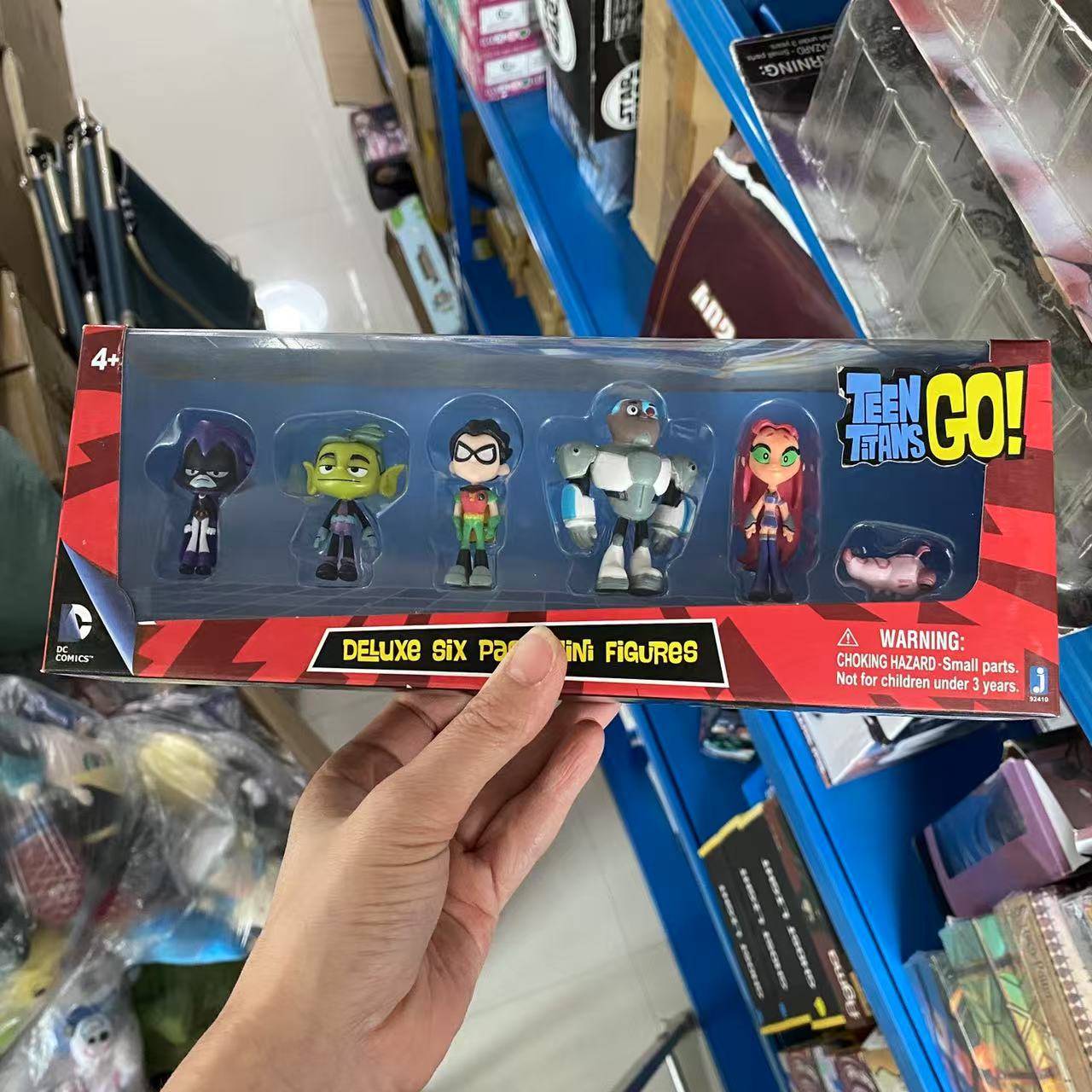 Teen Titans Go! Teen Titans Mini Figure Deluxe 6-Pack | Shopee Singapore