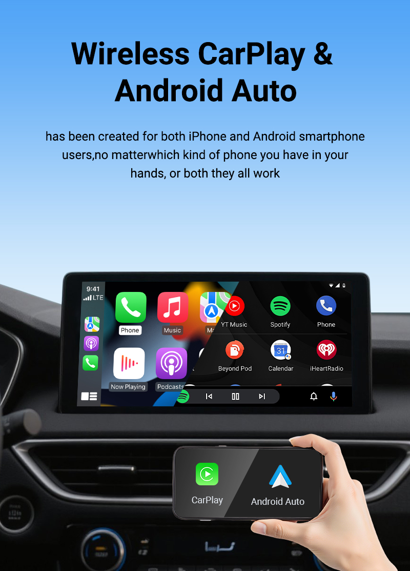 2025 New Mini Apple CarPlay Wireless Adapter Car Play Dongle Bluetooth ...