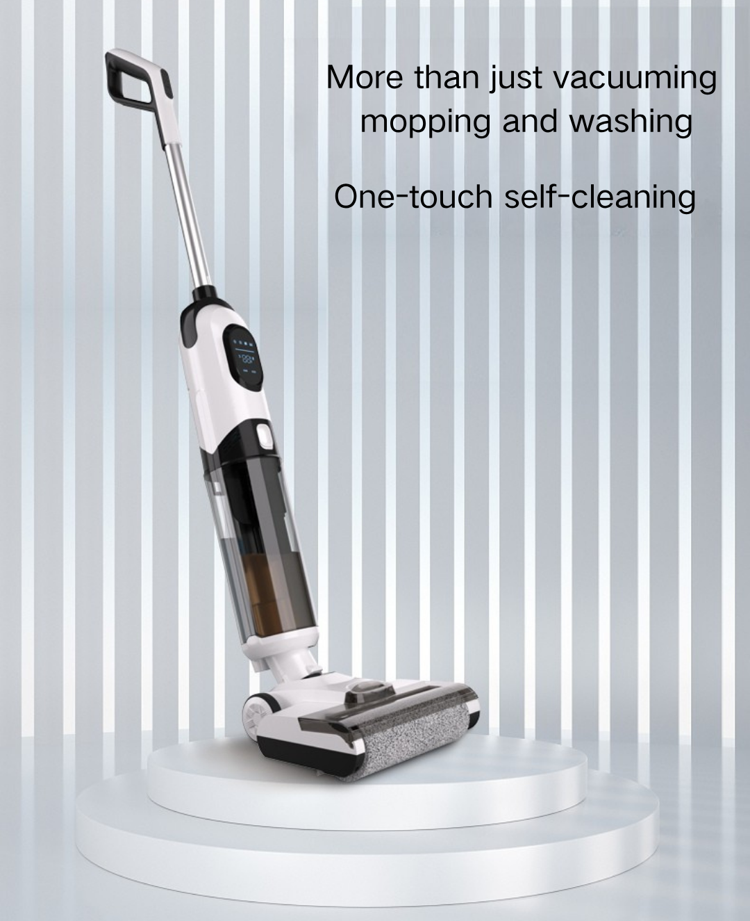 DOVVA Cordless Wet And Dry Vacuum Cleaner 3-In-1 Self-Cleaning Smart ...