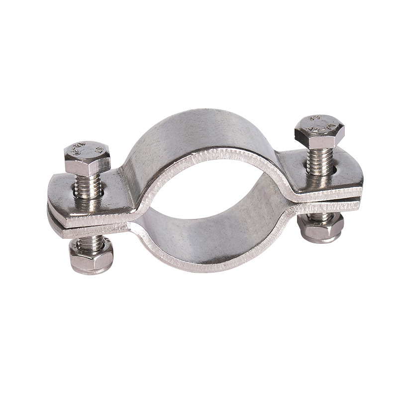 Stainless Steel Pipe Clamp – 304 Sanitary Grade Bracket for 3-Inch ...