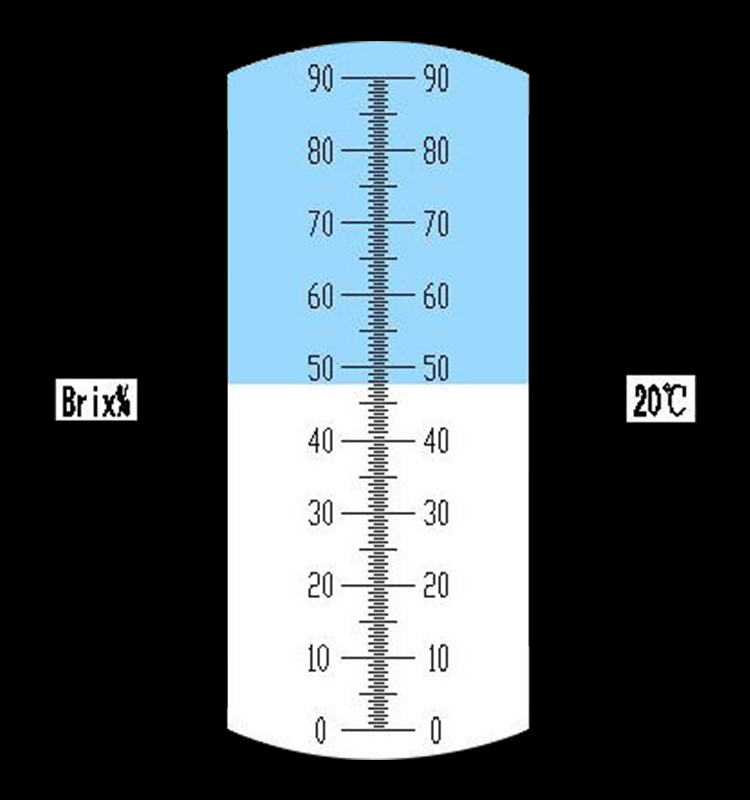 YAGO Handheld refractometer honey sugar meter 0-90% optical ...