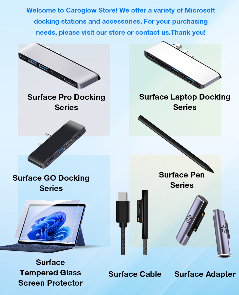 Microsoft Surface Connect to USB-C PD 15V Charging Cable Compatible for ...
