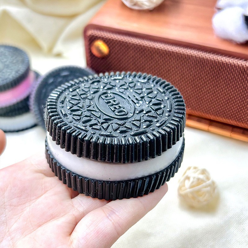Handmade Silicone for Big Oreo Stress Relief Squishy Toy Mochi Taba ...