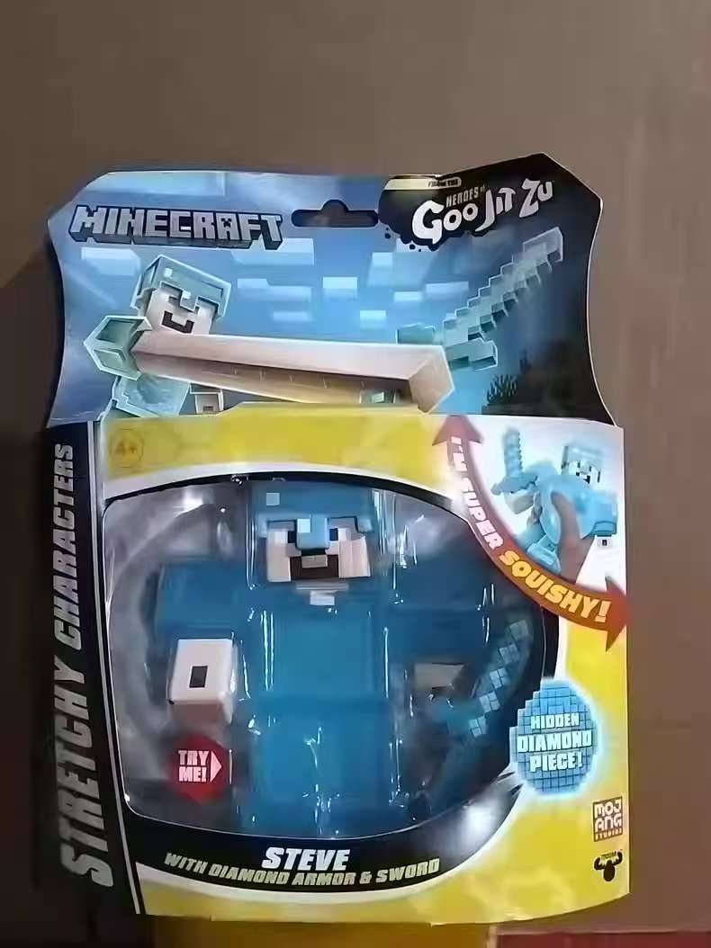 Heroes of Goo Jit Zu Minecraft Stretchy Characters, Steve with Diamond ...