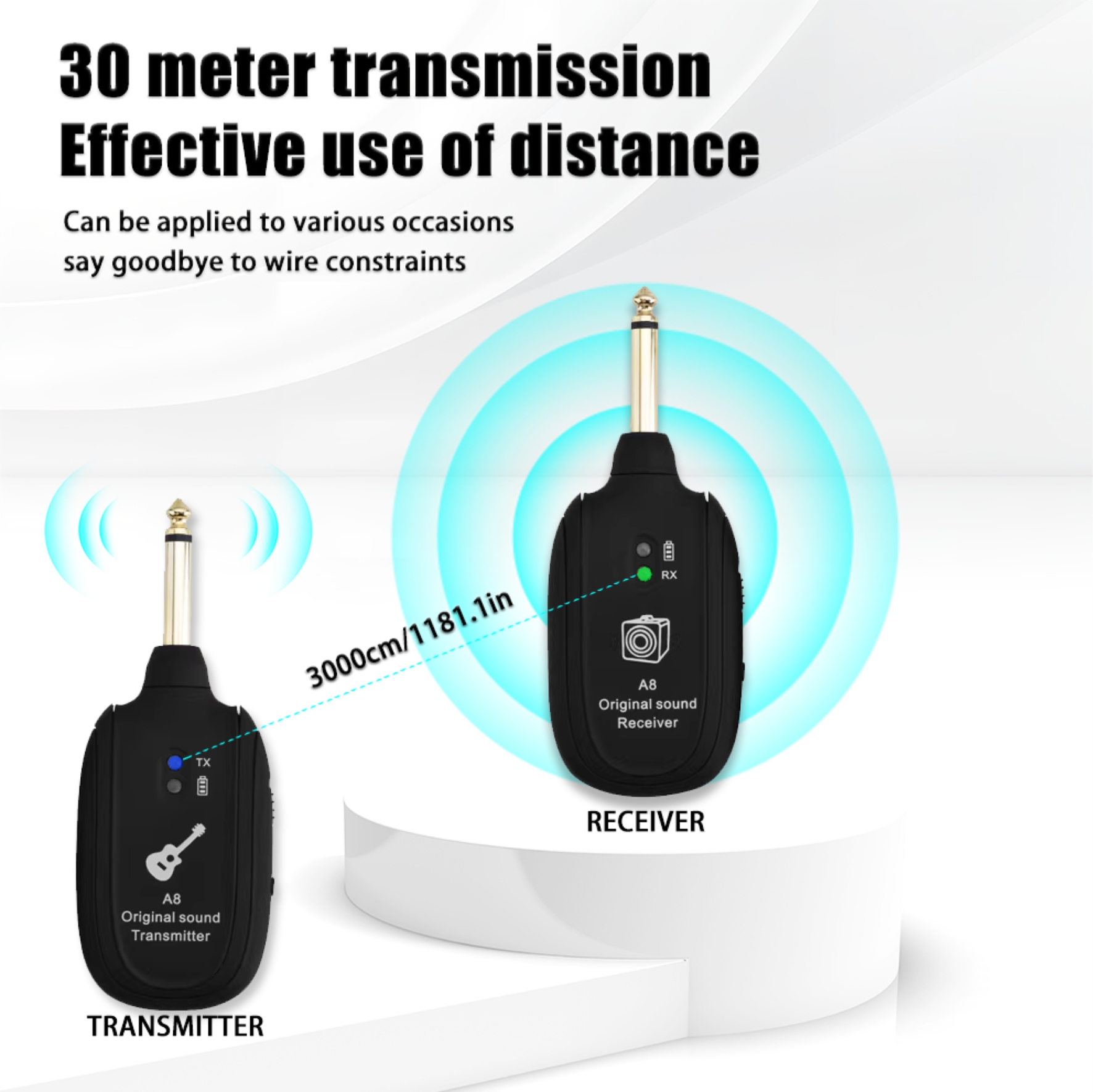 Lifestyle-Best-Seller-P10 Wireless Rechargeable Guitar Transmitter ...