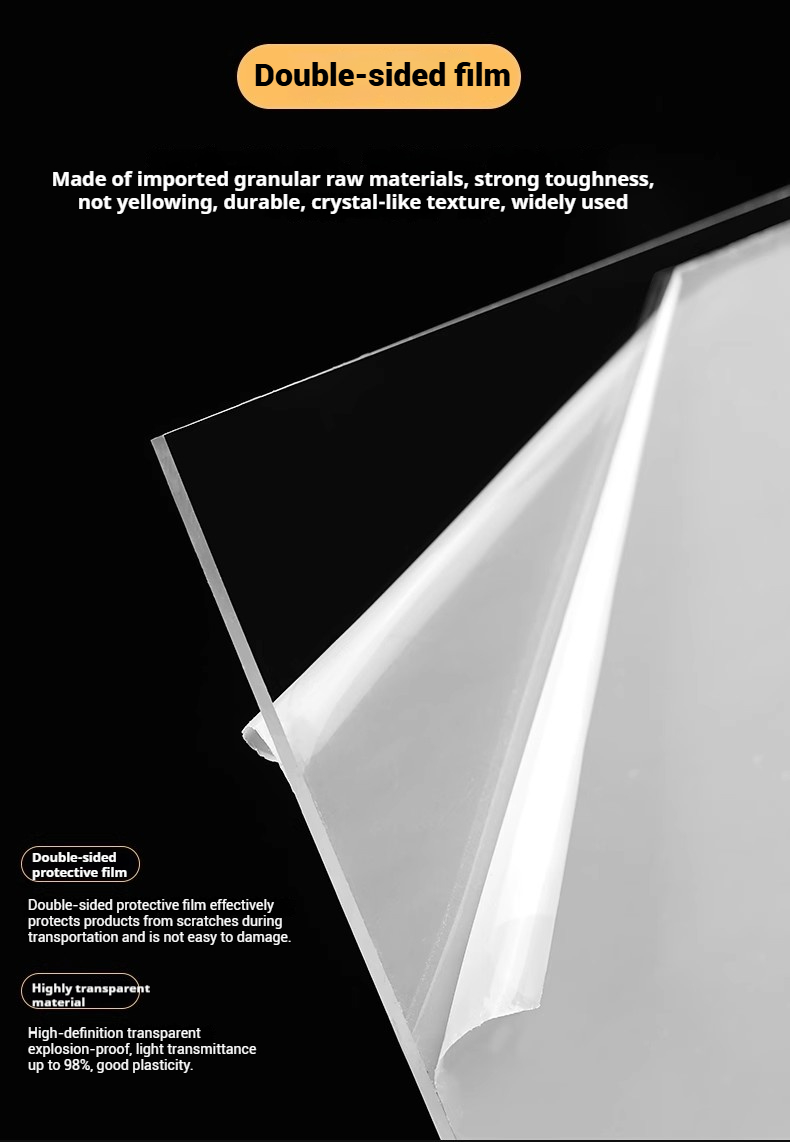 Highly transparent plastic sheet hardboard acrylic sheet pvc sheet pc ...