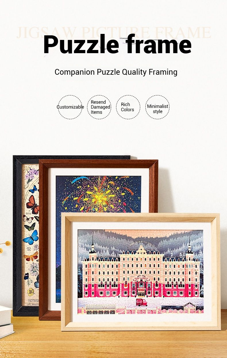 Jigsaw puzzle picture frame 500 pieces 1000 pieces 2000 winter light ...