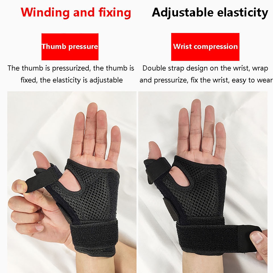 Aolikes 1Piece Flexible Splint Wrist Thumb Support Brace Fits Right And ...