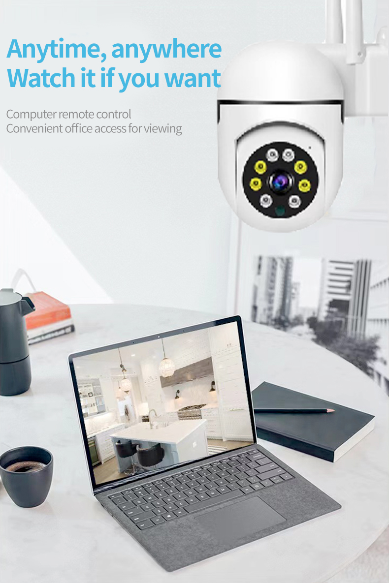 New CCTV Smart WiFi Camera Remote Full HD PTZ 360° View Auto Tracking ...