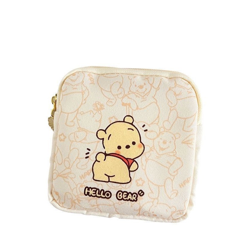 Large Capacity Pacha Dog Pooh Bear Tampon Pad Pouch Earphone Data Line ...