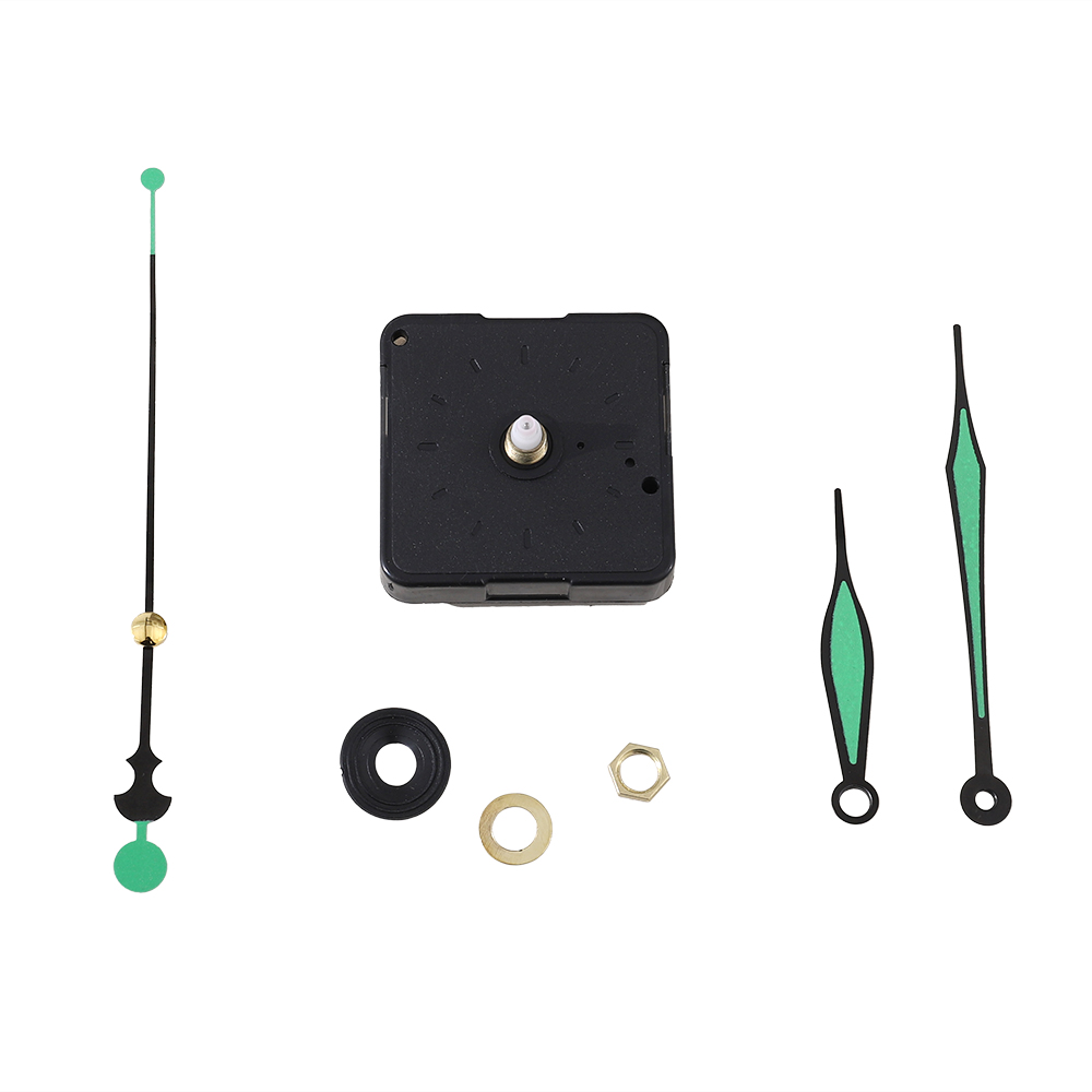 Silent Quartz Wall Clock Spindle Movement Mechanism Noctilucent Cross ...
