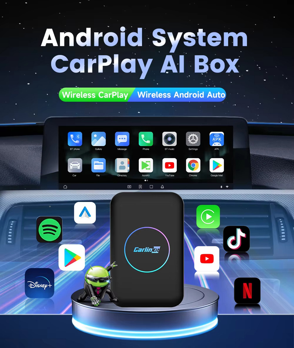 Carlinkit Ai Box Carplay Wireless Carlink kit Android Auto Apple ...