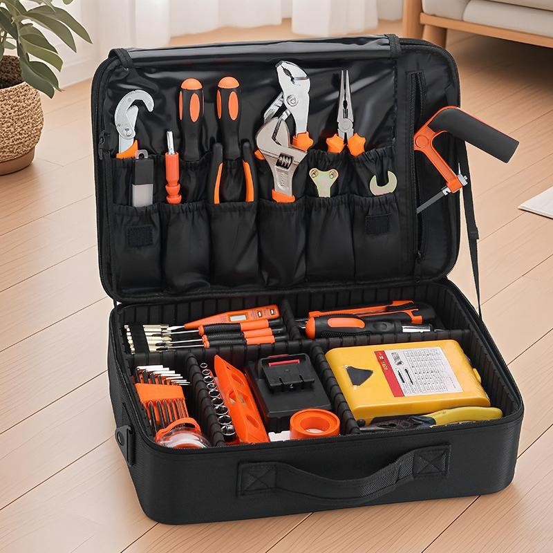 Waterproof Tool Box Handbag Adjustable Partition Instrument Electrician ...