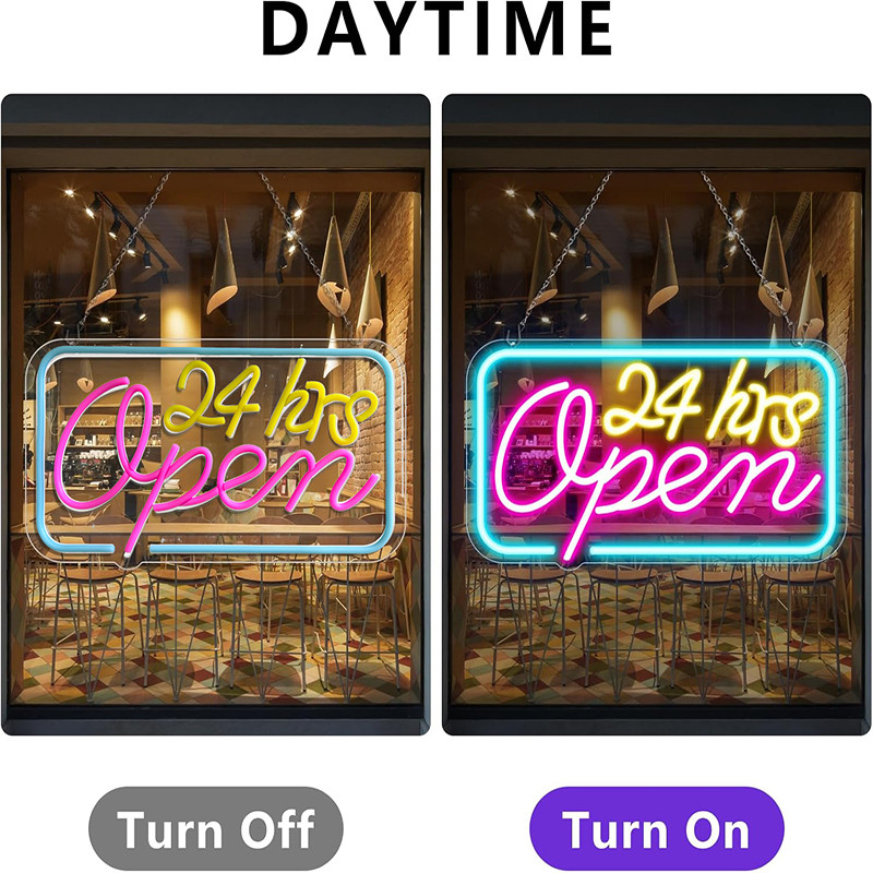 【2025 New】Open Signage Welcome Sign Open 24 Hours Signage Open Sign ...