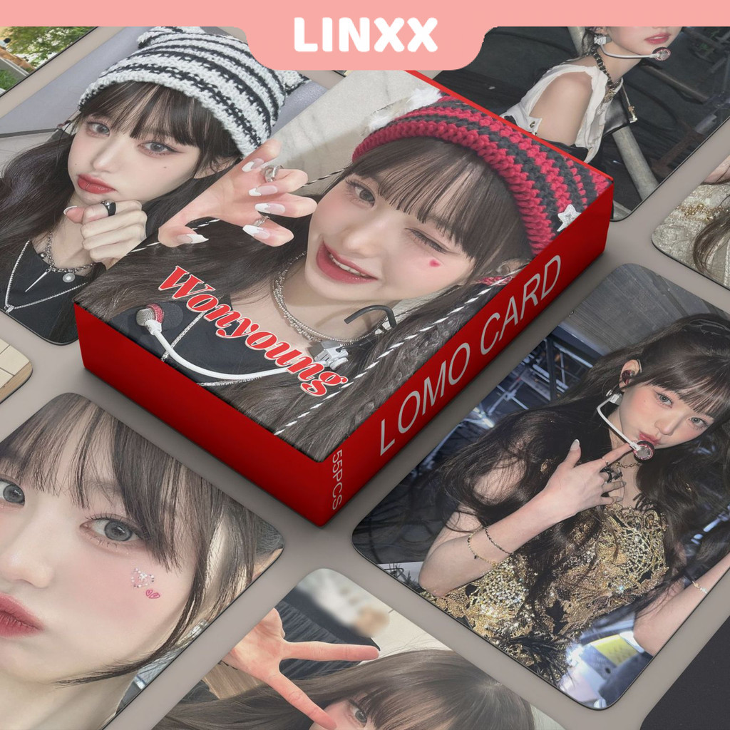 LINXX 55 Pcs IVE WonYoung Album Lomo Card Kpop Photocards Postcards ...