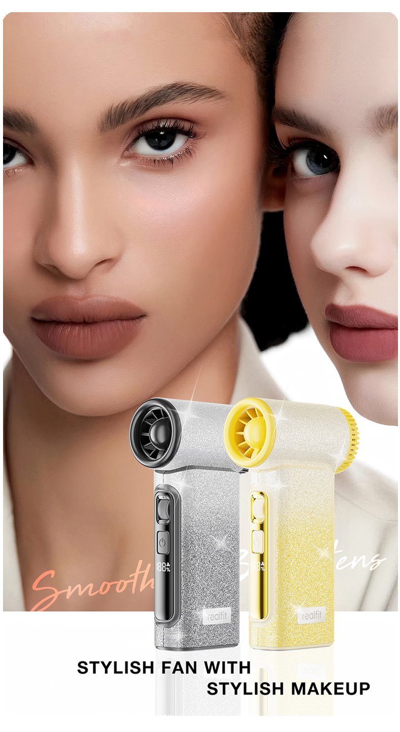 Realfit T1 Ultra bundle Mini Turbo Fan - 10m/s HighSpeed Cooling with ...