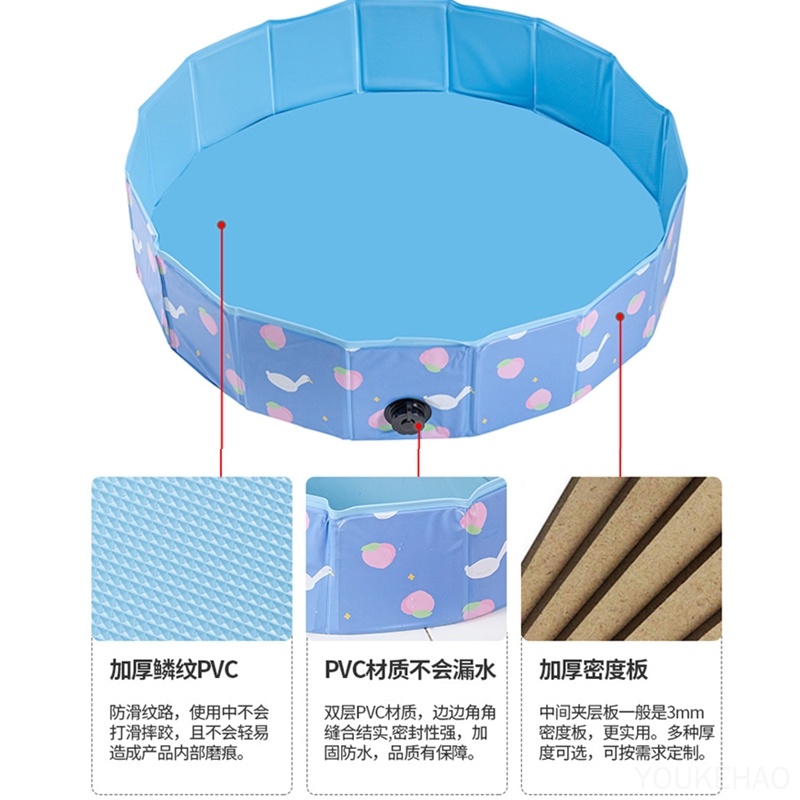 【SG Stock】120*30cm Baby Ocean Ball Pool Children Folding Game Ball Pool ...