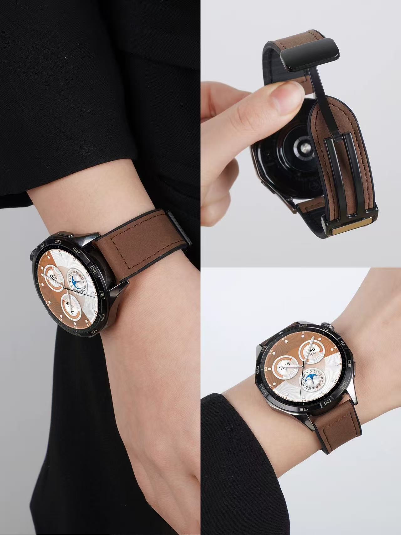 Strap For OPPO Watch X | X2 | Mini | 4Pro Leather Bracelet waterproof ...