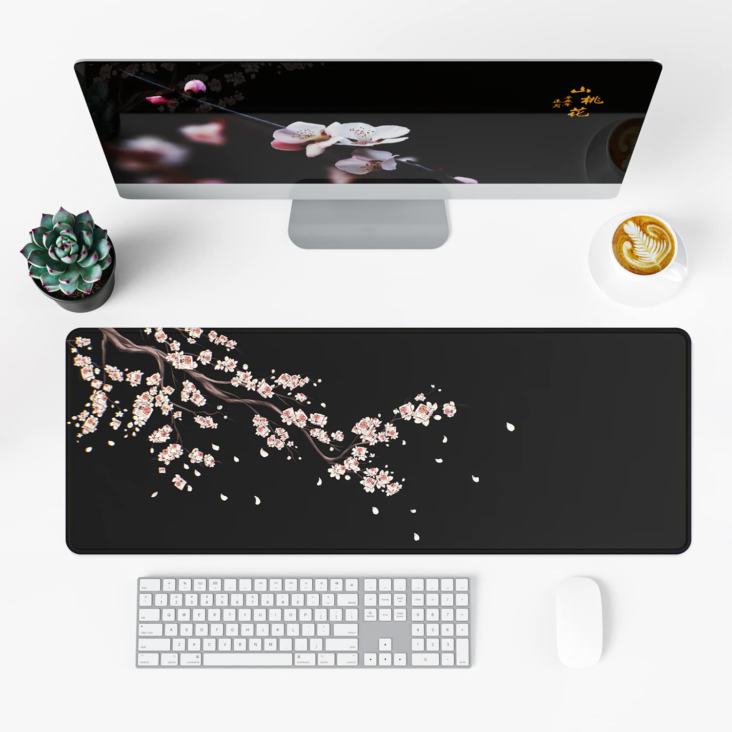 Large Mouse Pad Table Mat Nonslip Rubber Base Washable Mousepad For ...