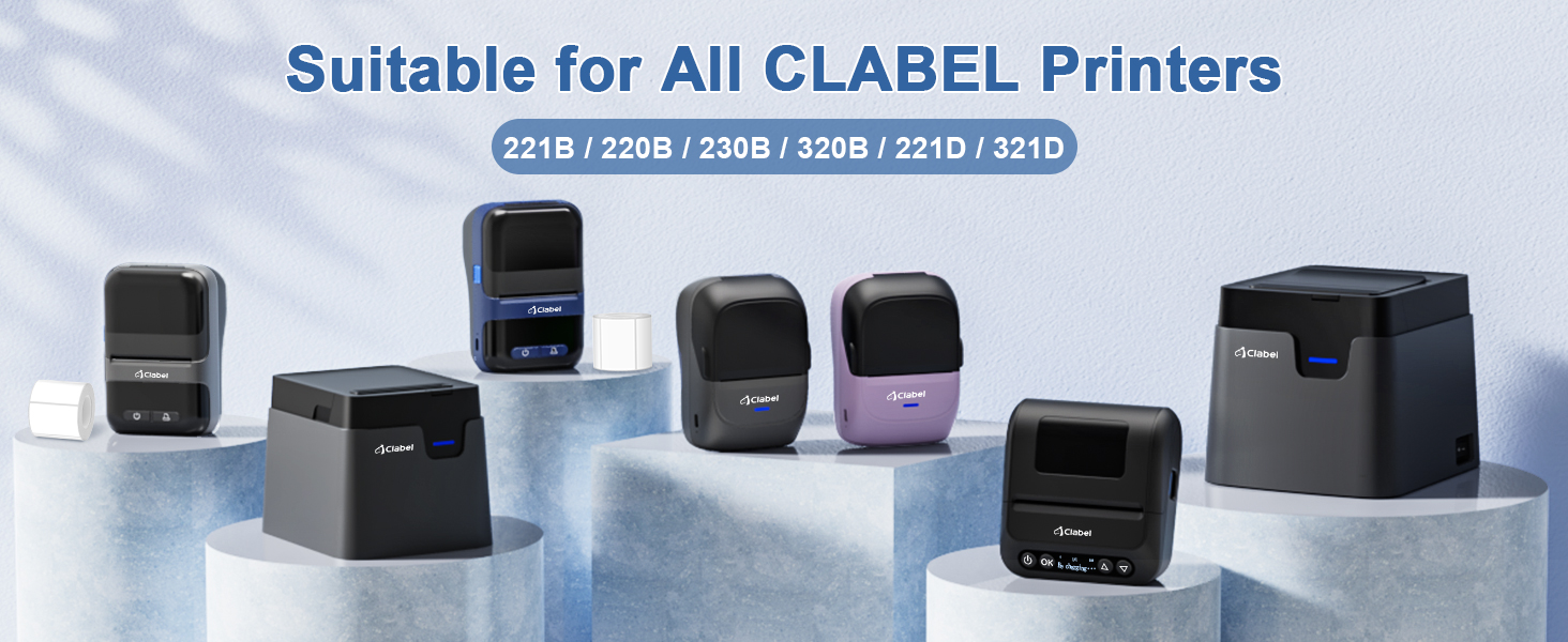 Thermal Label Paper -5X Water/Oil/Tear/Alcohol/Fade Proof for CLABEL ...