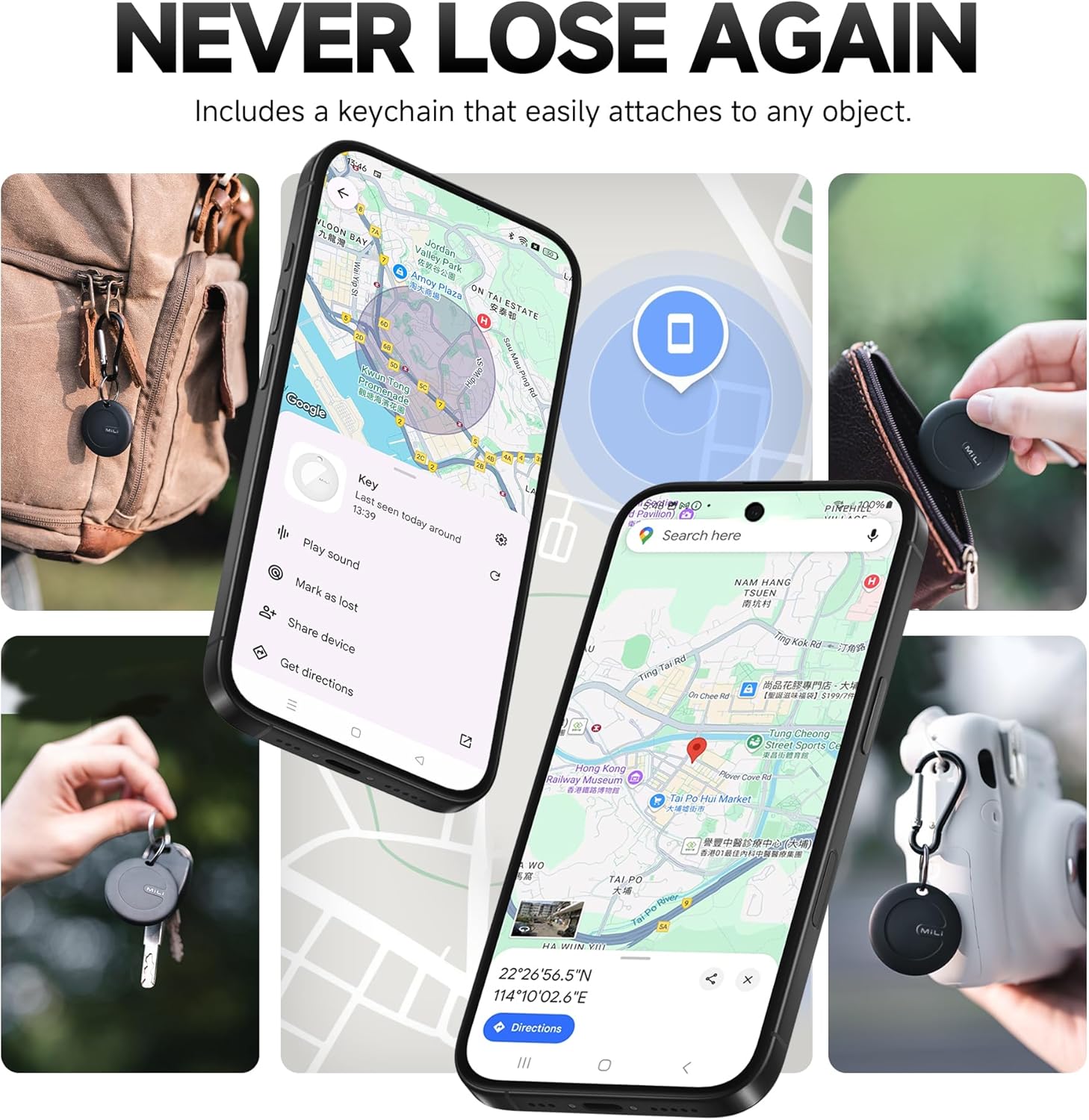 MiTag Go GPS Tracker for Pets: Bluetooth Locator for Cat Paw, Android ...