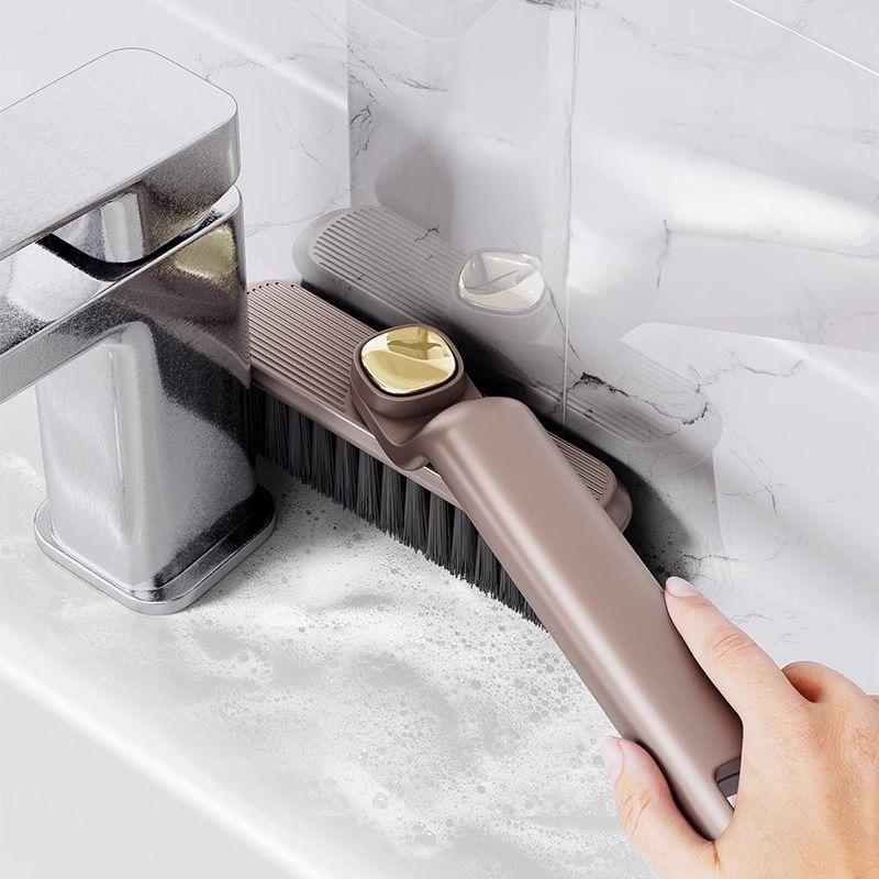 Two-in-one Multifunctional Rotating Cleaning Brush: Hard Bristle Gap ...