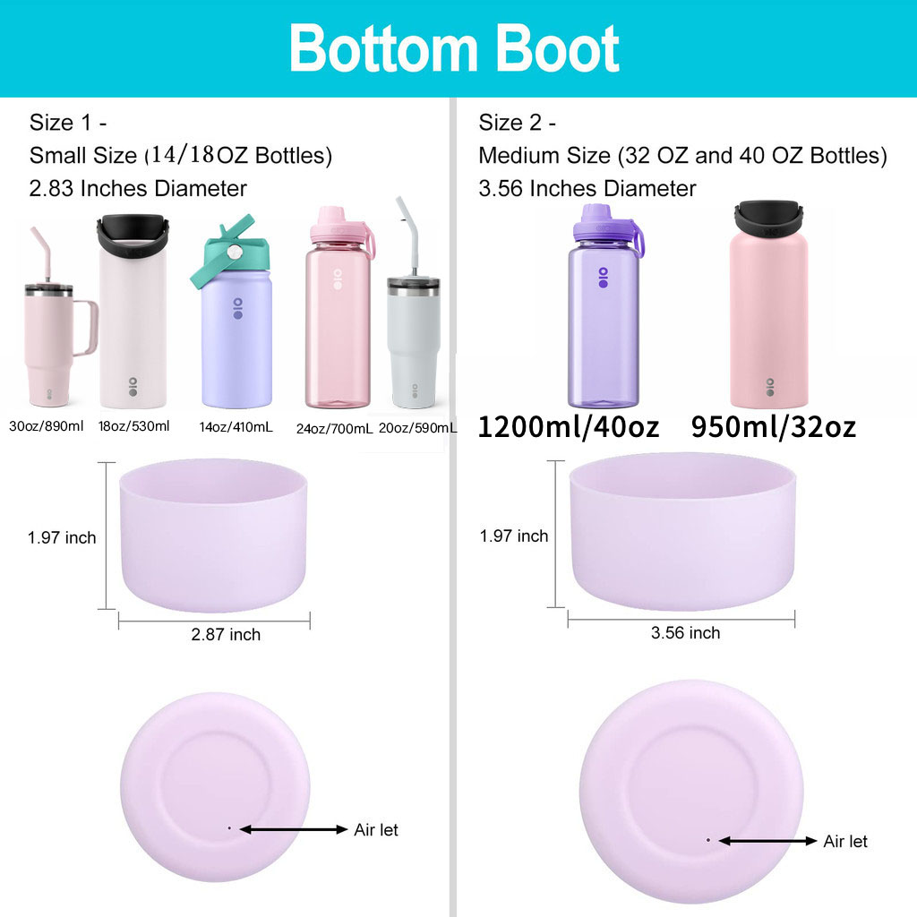Silicone water bottle boots for montigo water bottles 14oz/18oz/32oz ...