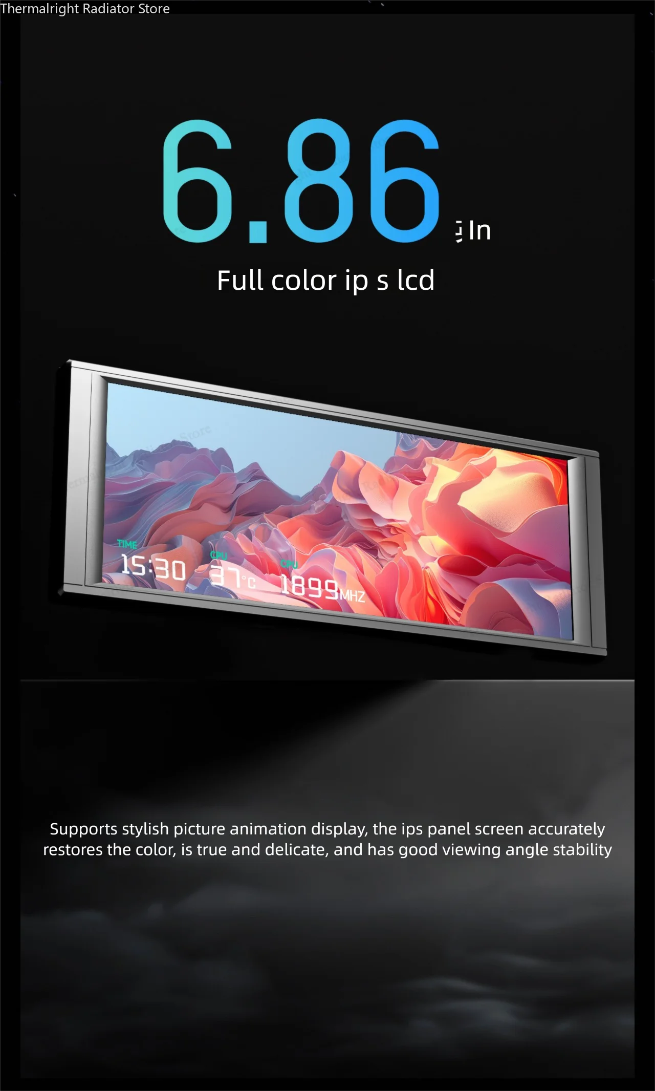 Thermalright TROFEO VISION LCD IPS 6.86 inch full-color LCD screen 1280 ...