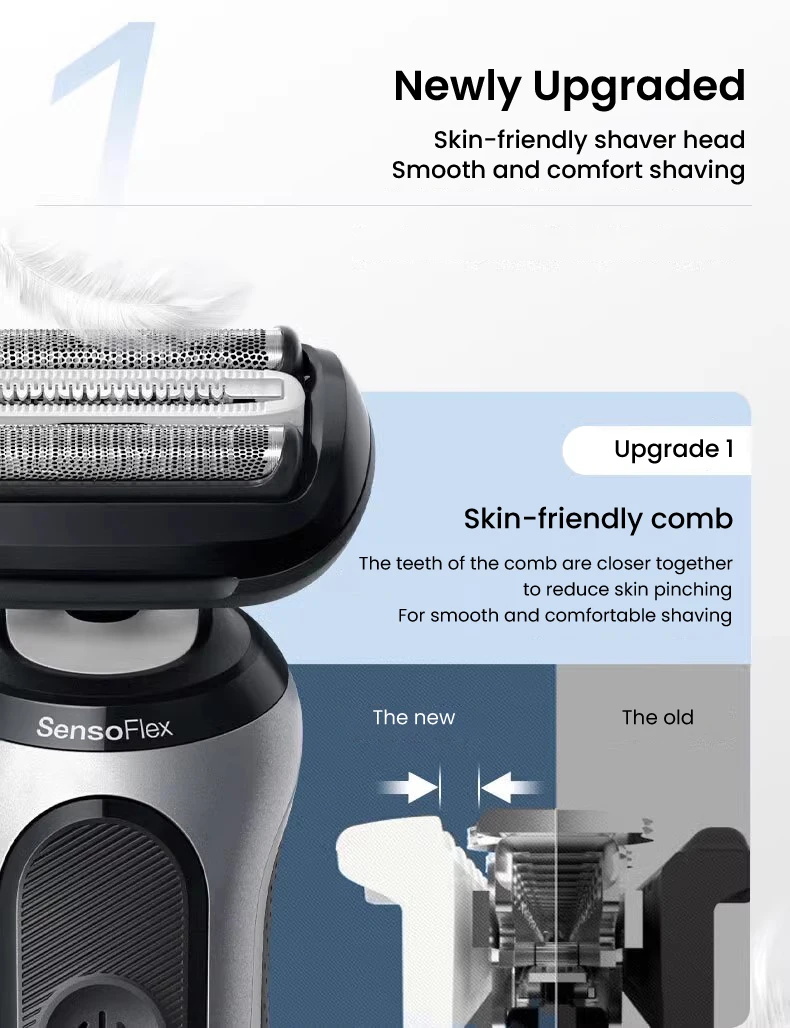 Braun 64B Shaver Head S6 Electric Shaver Replacement Foil Cutter Head 3 ...