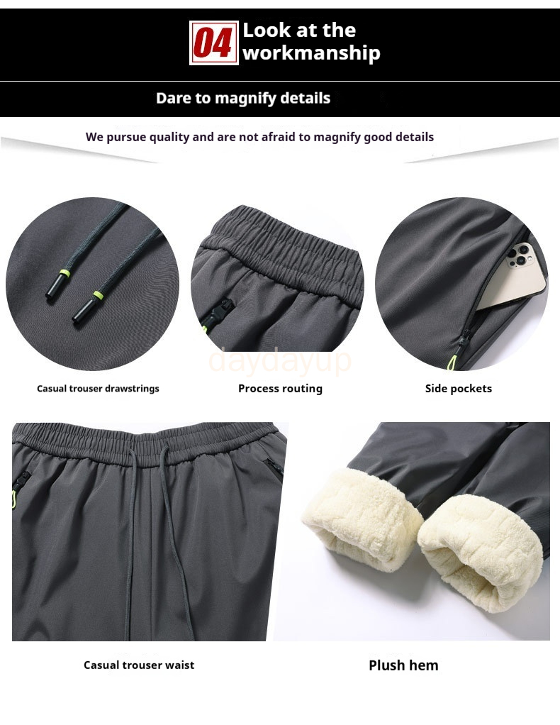 Winter Pants for Women Men Waterproof Windproof Cold Resistant with ...