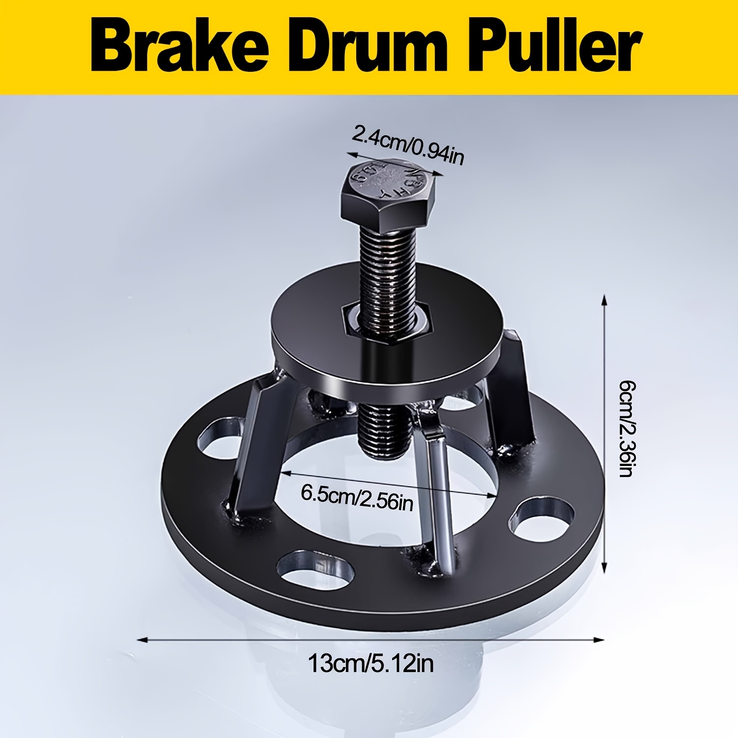 Black Brake Drum Removal Tool Rear Axle Half Shaft Puller Wheel Bearing ...
