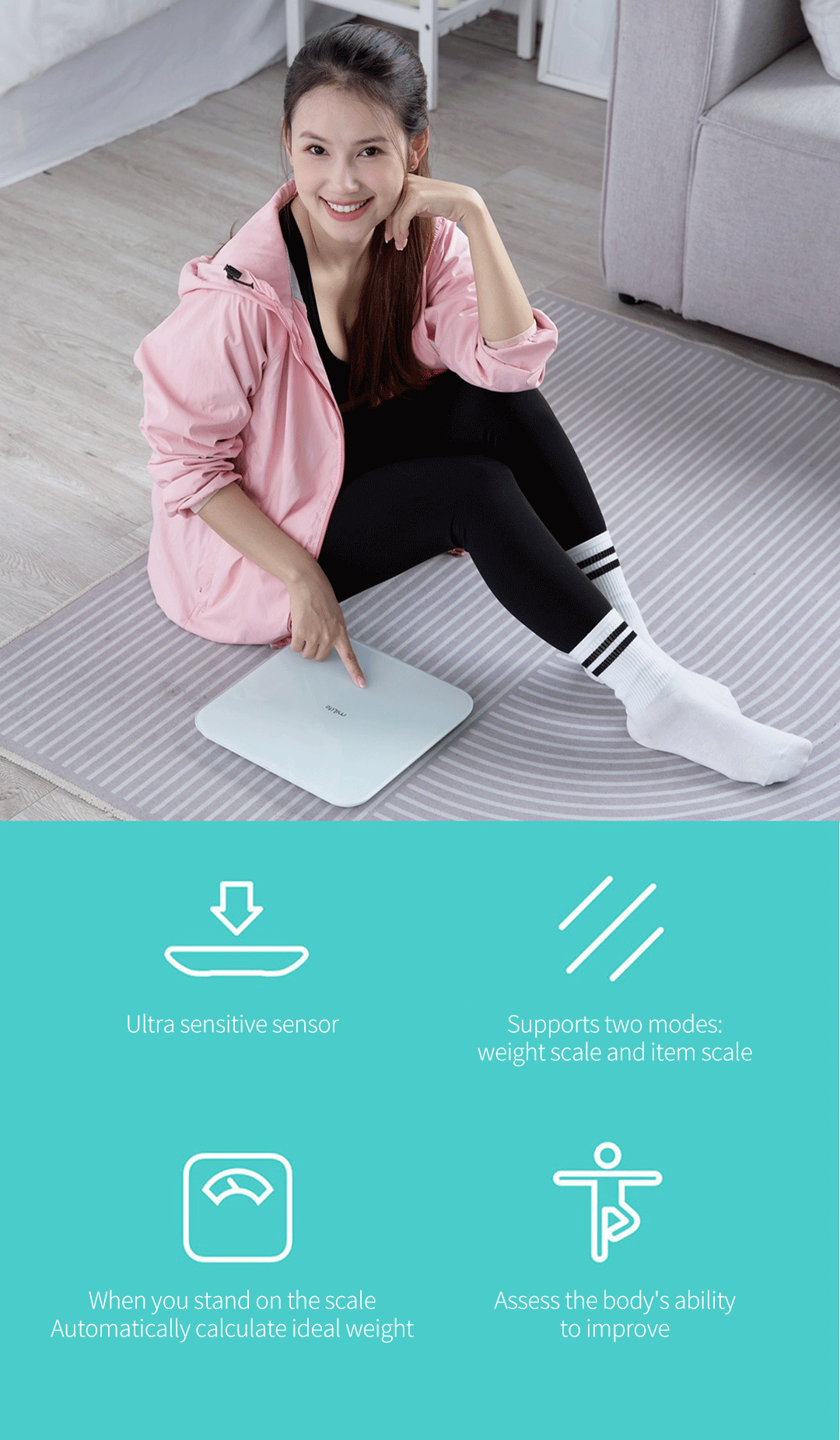 MiLife Weight Scale S20 Accuracy 50 Grams LCD Screen Weighing Scale ...