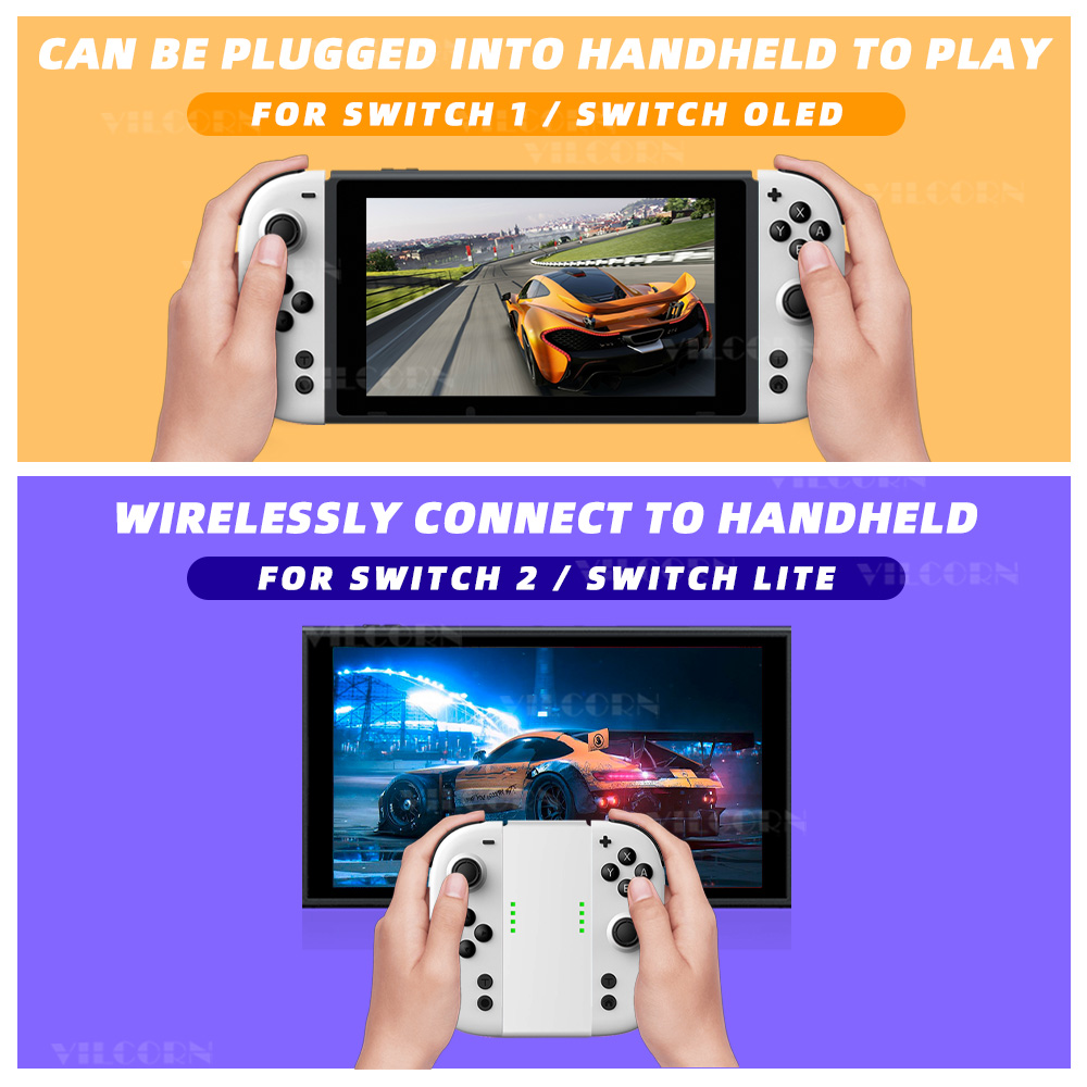 For Switch 2 Joycons 2025 New RGB LED Controllers For Switch 2/Switch ...