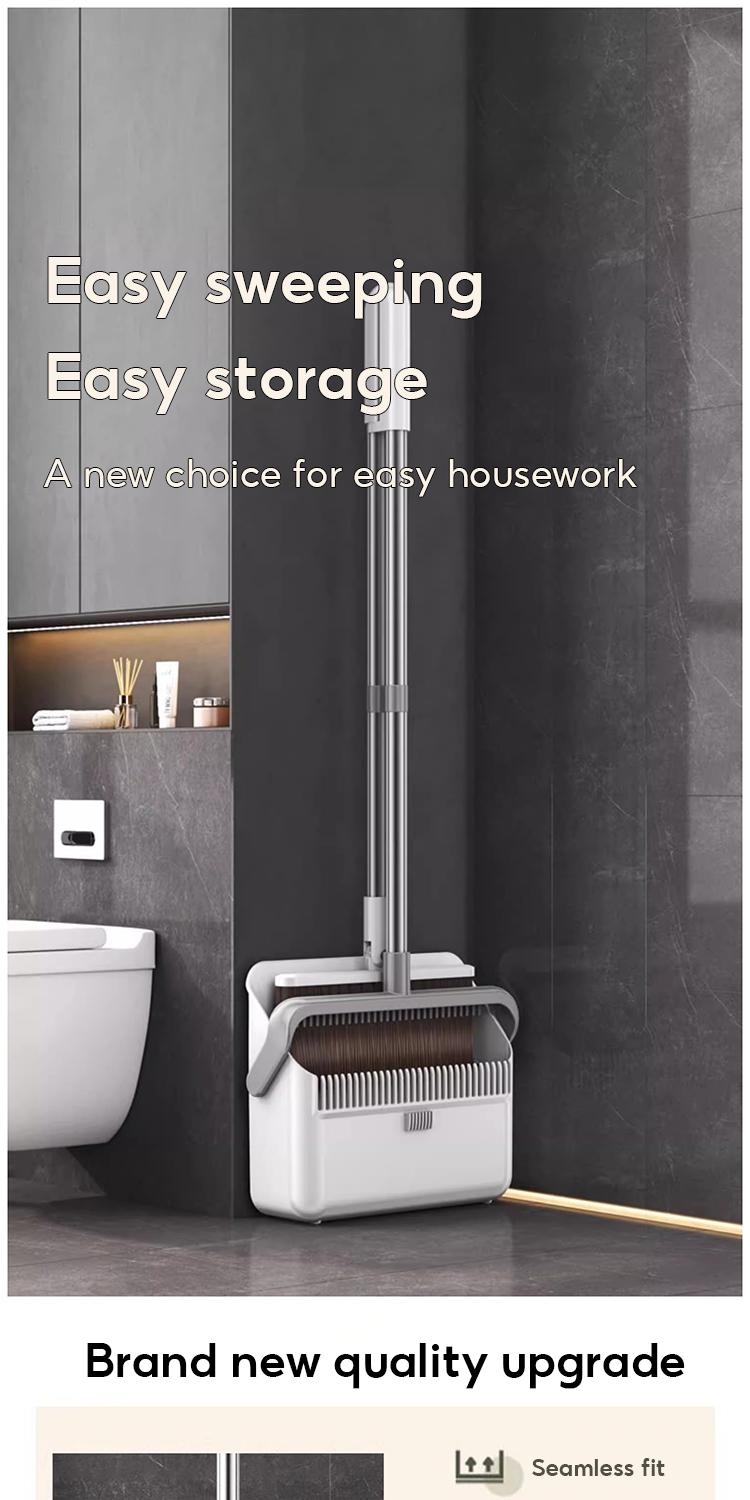 BOSHUO 2025 New Household Foldable Sweeping Artifact Does Not Stick To ...