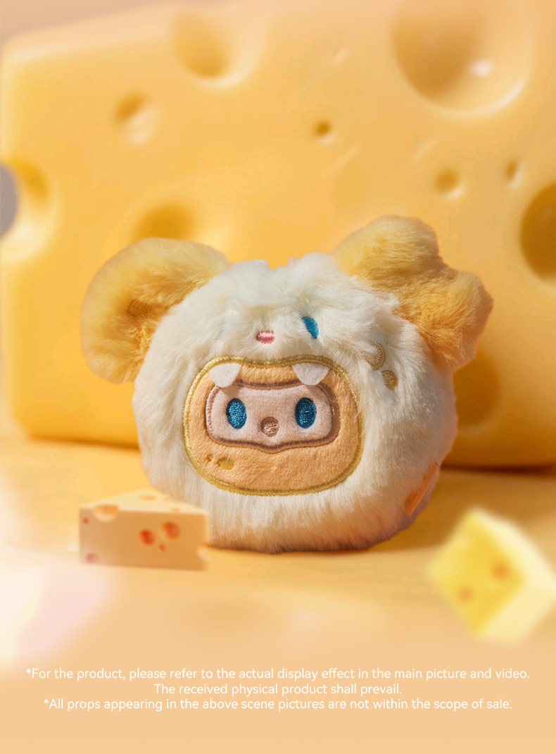 FINDING UNICORN FARMER BOB PLUSH PENDANT-CHEESEMOUSE BOB（Single Box 1Pc ...