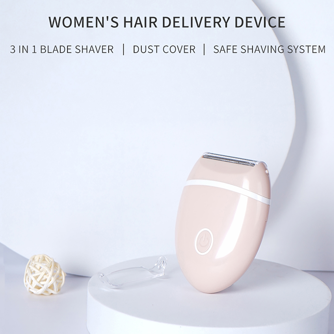 Painless Baby Hair Trimmer & Shaver, Cordless Operation with 2xAAA ...