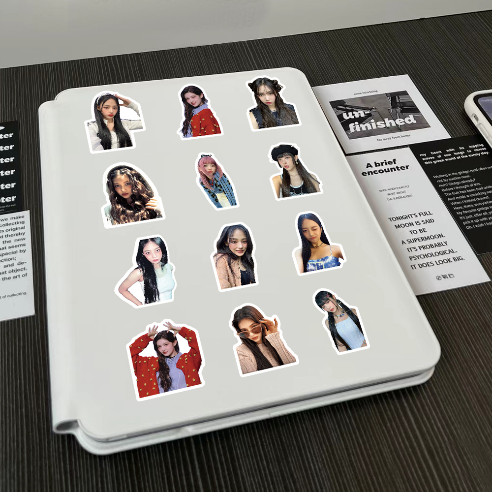 103PCS New Jeans Stickers KPOP Girls Group MINJI HANNI DANIELLE HAERIN ...
