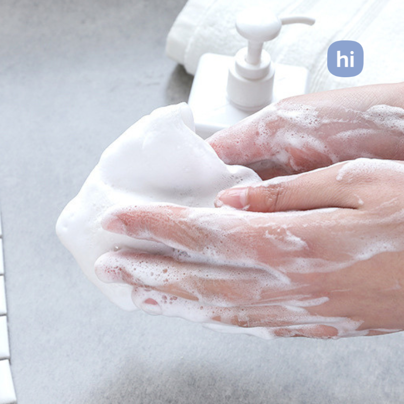 HI HOMES Soap Foaming Net Handmade Soap Mesh Bag Facial Cleanser ...