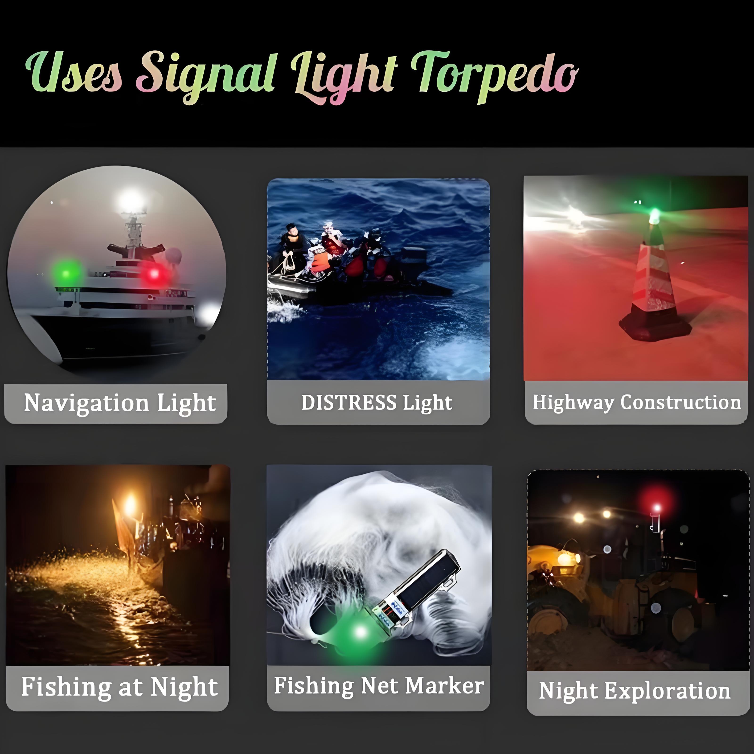 Solar Net Mark signal light water proof Net Beacon fishing signs sea ...