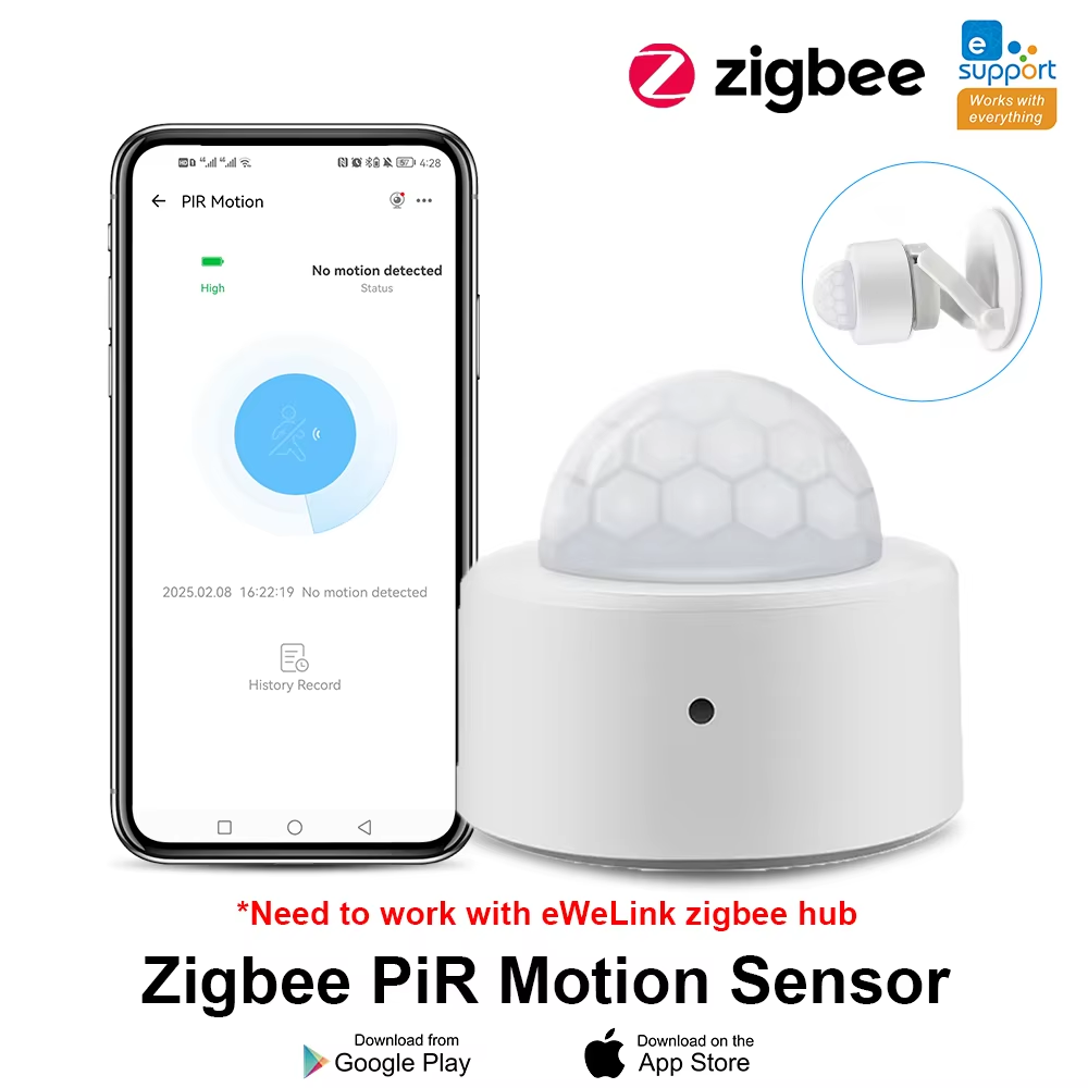 Zigbee 3.0 Intelligent PIR Motion Detector for Human Presence Sensing ...