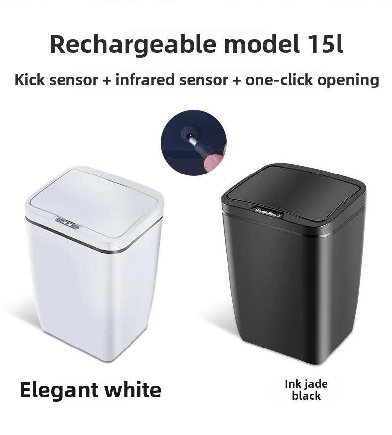 SG Intelligent Automatic Dustbin | Rapid Smart Sensor Trash Can ...