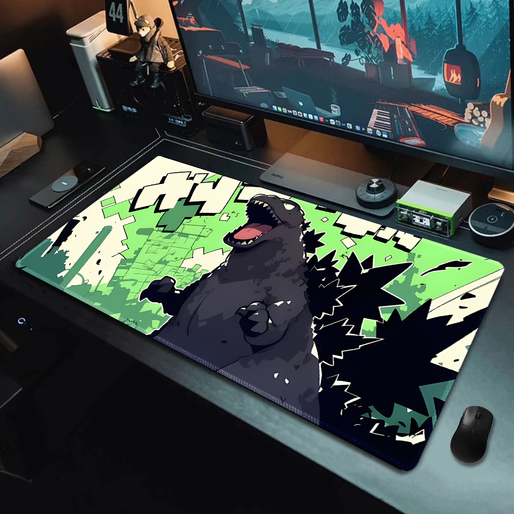 Mouse Pad Gaming Cute cartoon Godzilla Mousepad Large Customize ...